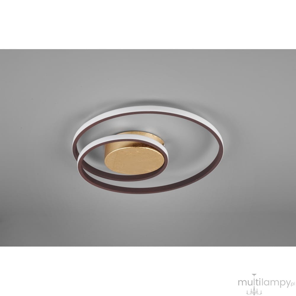 RL Zibal LED lampa sufitowa 1-punktowa rdzawa R62911124 - Multilampy.pl