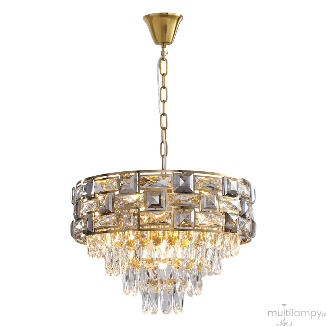 Milagro Luxuria lampa wisząca 9xE14 złota ML8895 - Multilampy.pl