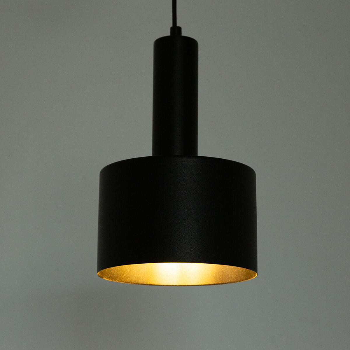 Sigma Vitrum Walec D17 lampa wisząca 1xE27 czarna 41109 - Multilampy.pl