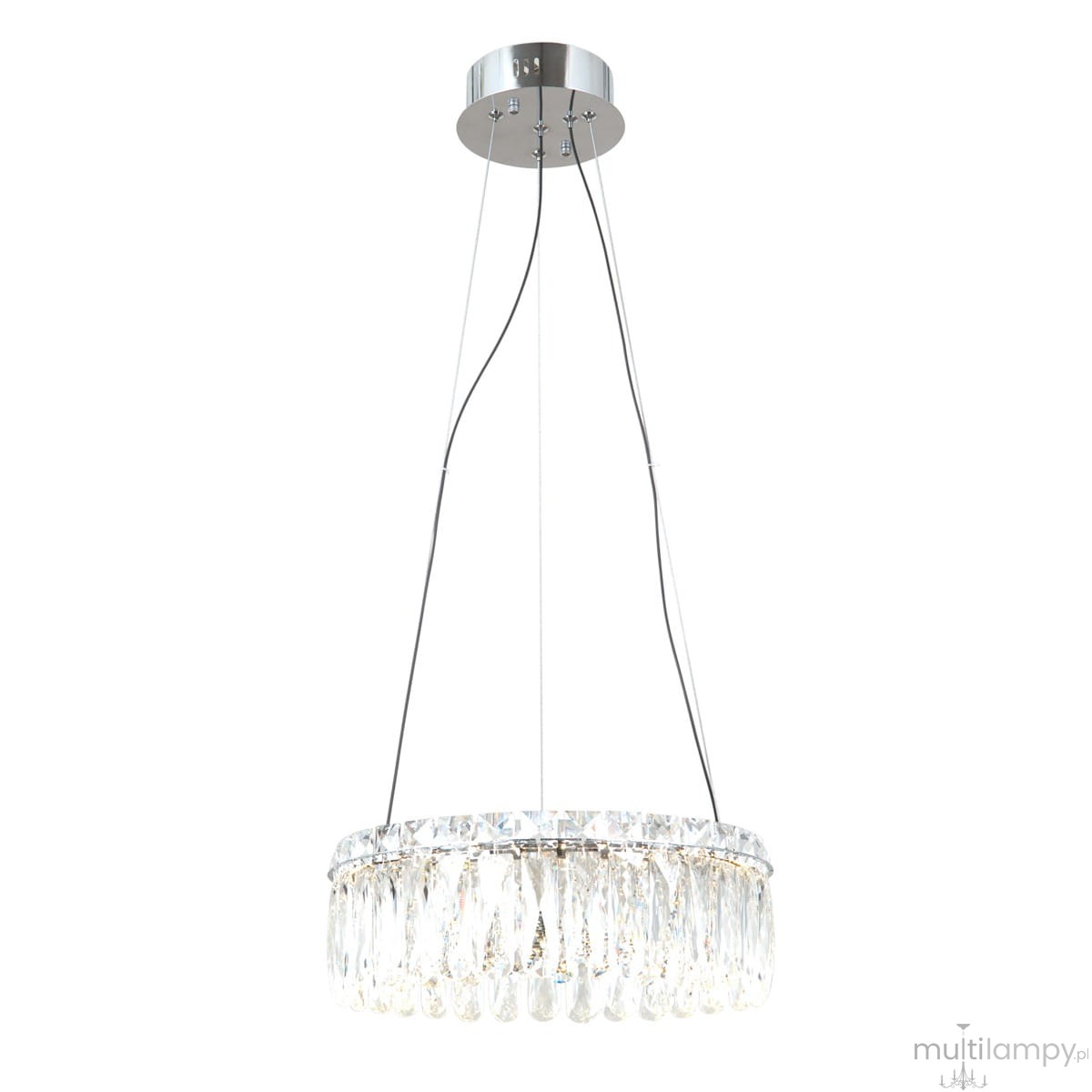 Italux Nosta lampa wisząca 1xLED 24W chrom PND-34364-2-CH-CL ...