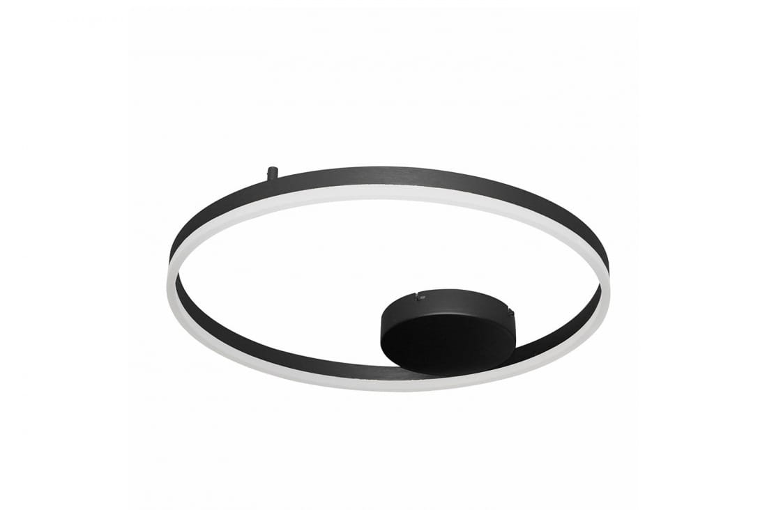 Azzardo Halo D60 LED lampa sufitowa 1-punktowa czarna AZ4701 ...